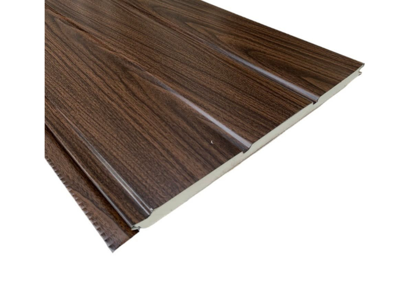 Siding metal 1.6x38x380cm roble oscuro | MCT