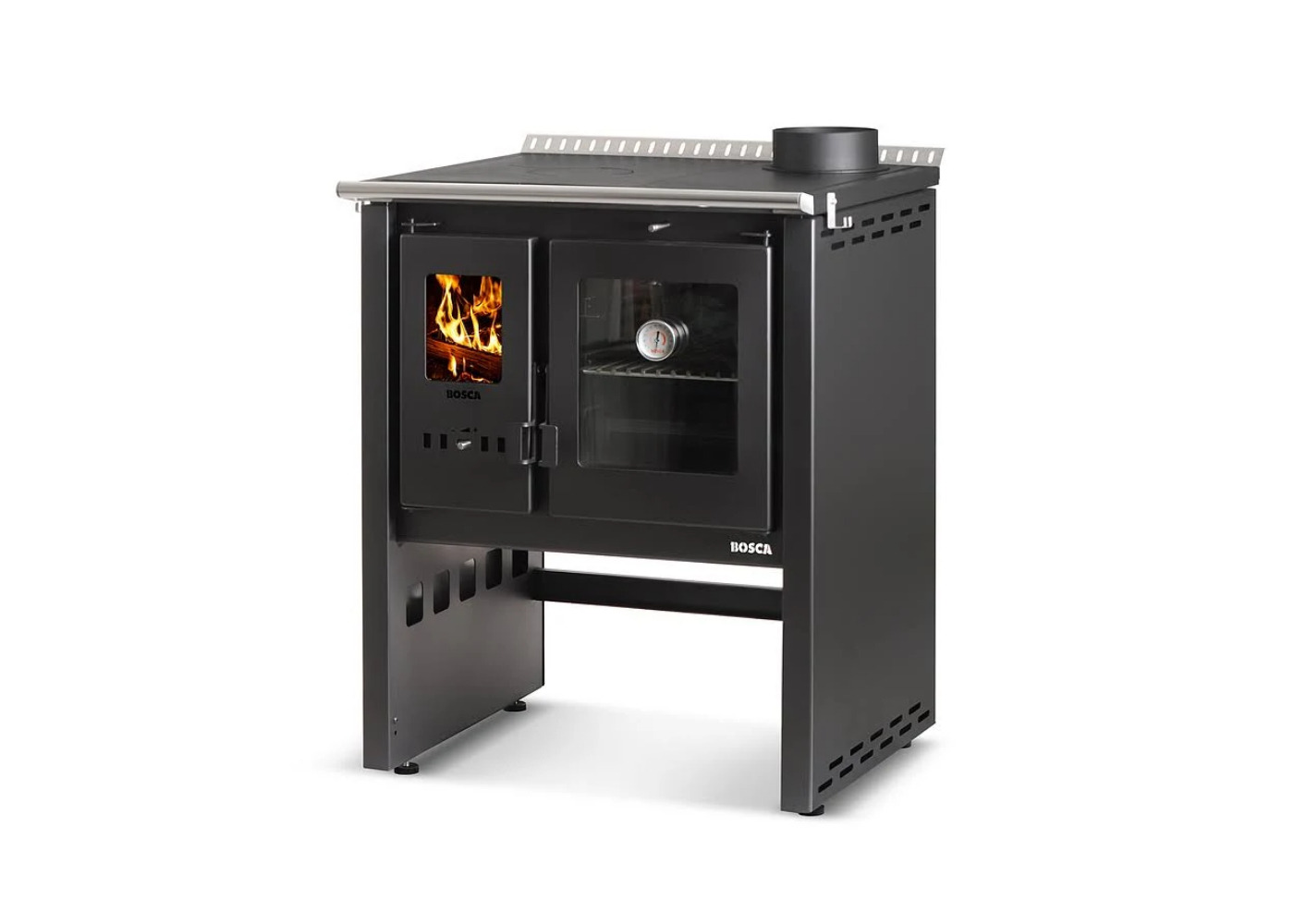 Cocina a lena bosca ares charcoal