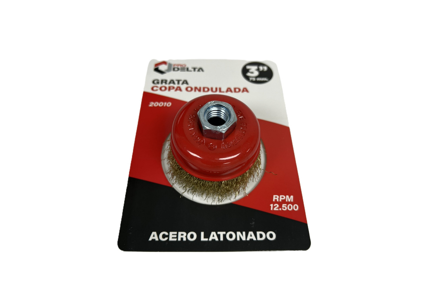 Grata copa 75mm laton ondulada m14 | MCT
