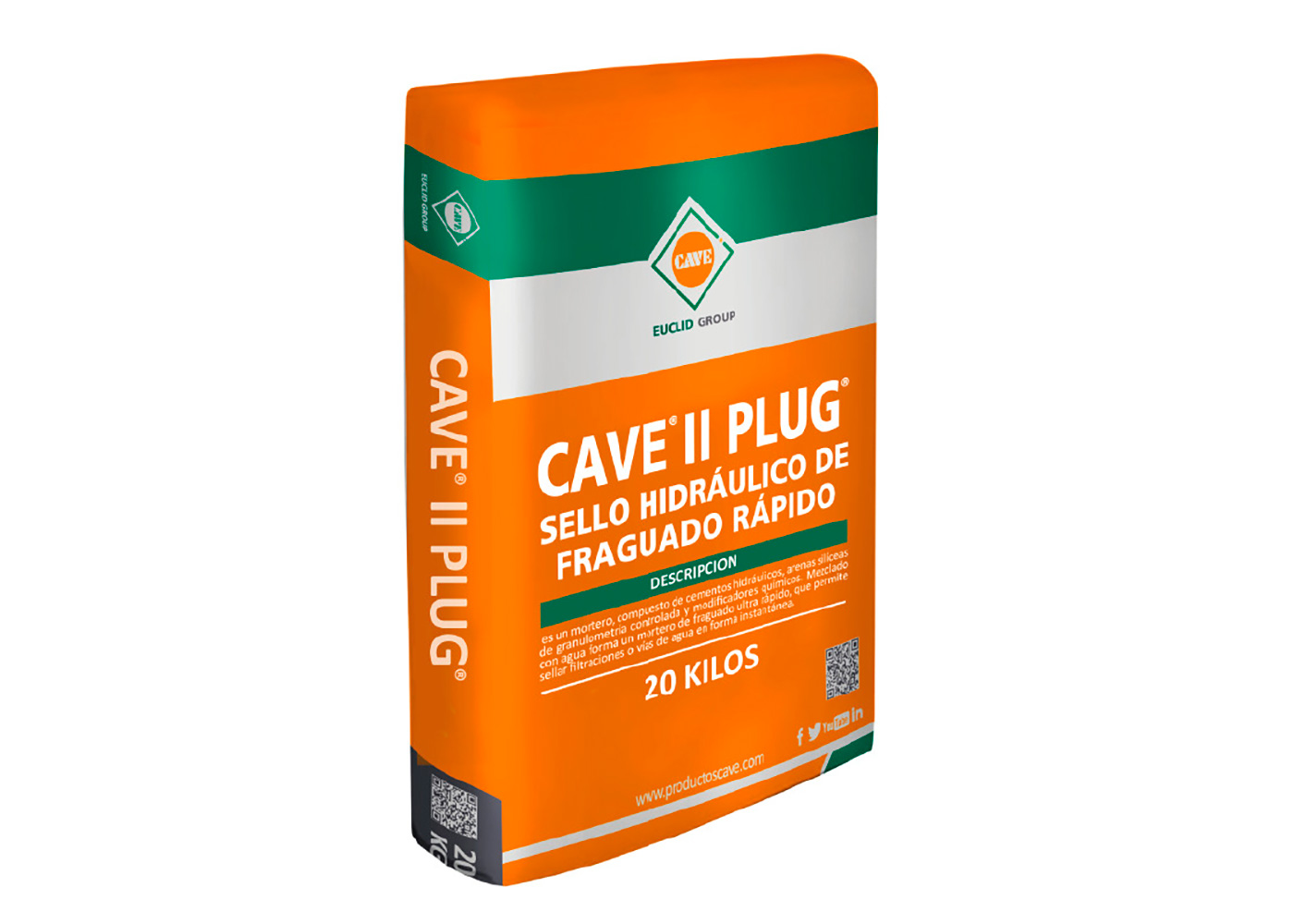Cave ii plug saco 20kg