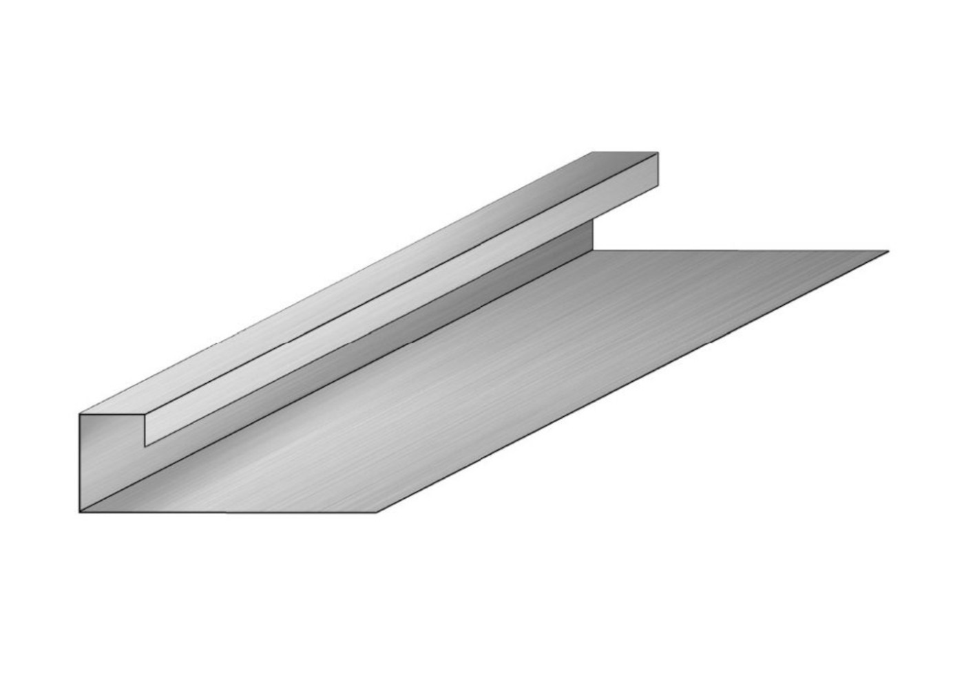 Perfil inicio perimetral galv. 0.4mmx3000 | MCT